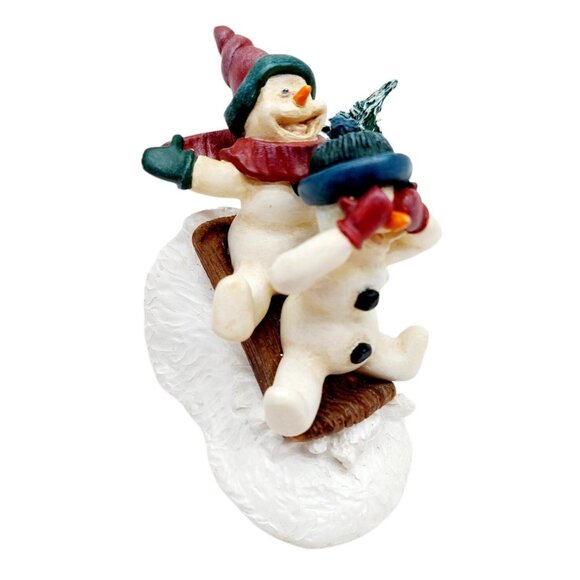 rbw designs | Holiday | Winterland Friends Snowman Sled Brad Wilson ...